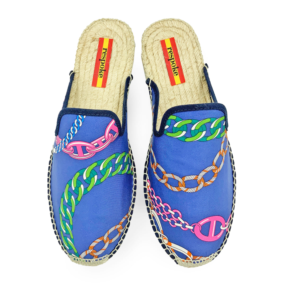 CHAINE Blue Mule Espadrilles Respoke